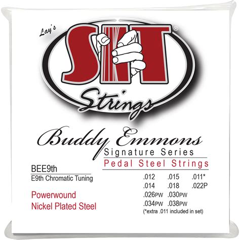 Sit Strings Bee9th Buddy Emmons Pedal Steel Nickel E9th Strings