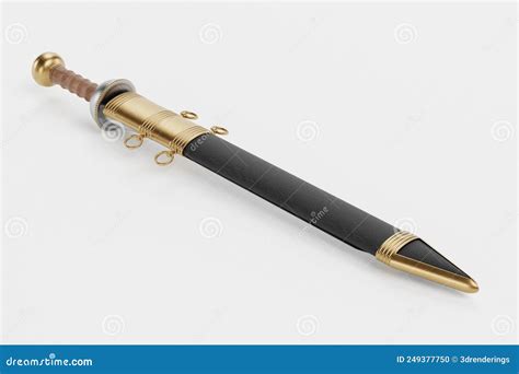 3d Render Of Gladius Sword Stock Image 249864703