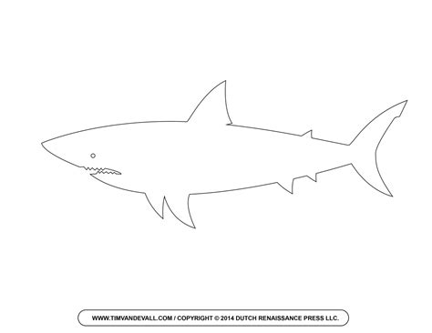 Free Cartoon Shark Clipart Shark Outline And Shark Silhouette