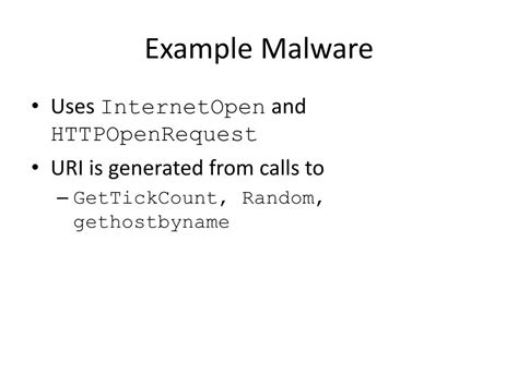 PPT Practical Malware Analysis PowerPoint Presentation Free Download ID 1591335