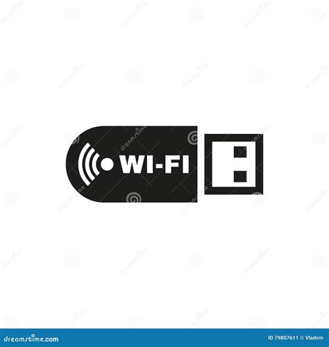 The Wifi Adapter Icon Transfer And Connection Data Wifi Symbol UI Web Logo Sign Flat