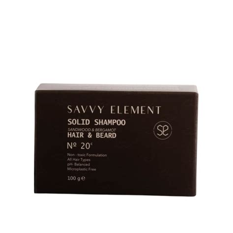 Savvy Element N˚20 C Solid Shampoo Bar Healthy 961