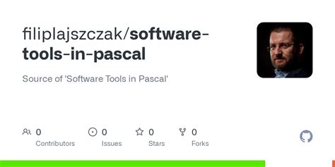 Github Filiplajszczaksoftware Tools In Pascal Source Of Software Tools In Pascal