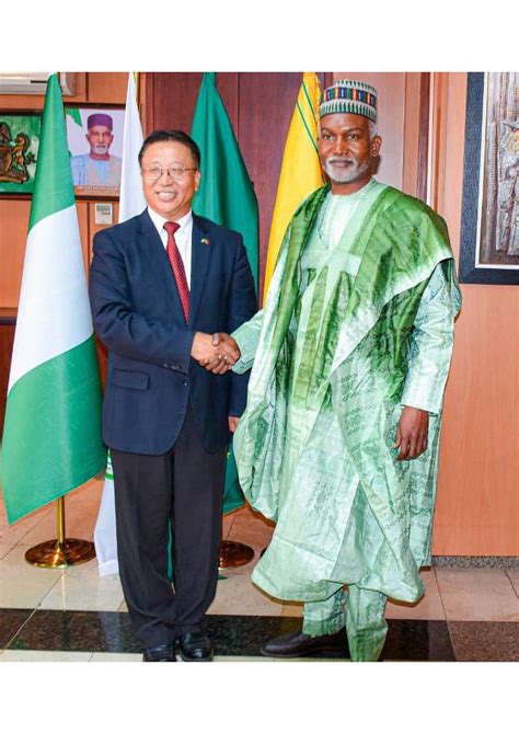 Ambassador Yusuf M Tuggar Oon Received On A Farewell Visit His Excellency Cui Jianchun Mfa