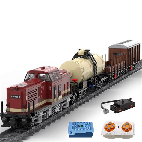 Moc 47988 Static Version 6 Wide Santa Fe Emd E8b Locomotive Letbricks