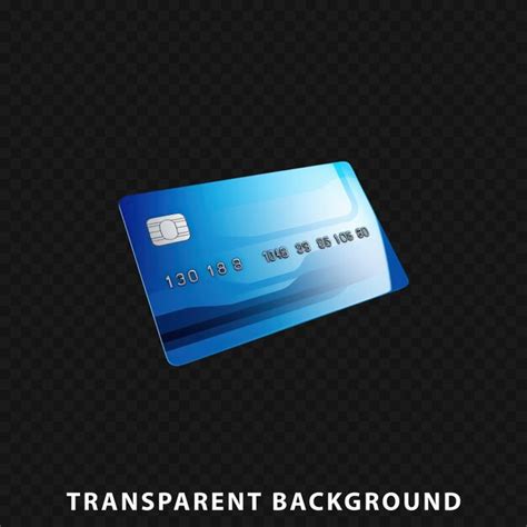 Premium Psd D Render Credit Card Isolated On Transparent Background