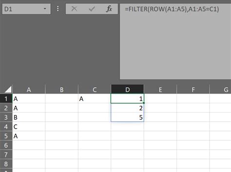 Excel Return Multiple Matches When Range Is Dynamic Stack Overflow