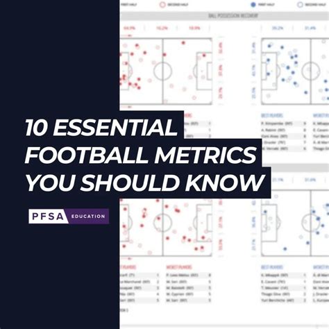 10 Essential Football Metrics You Should Know The Pfsa