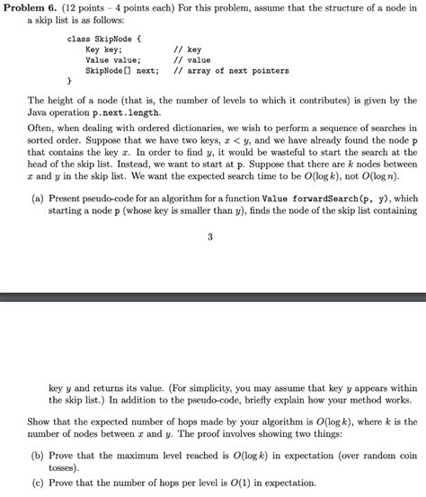 Solved Problem 6 12 Points 4 Points Each For This