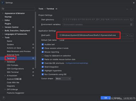 Idea终端无法使用指令（terminal）idea的terminal的命令不能用 Csdn博客