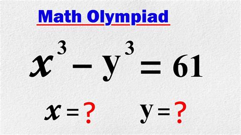 Math Olympiad Wonderful Exponential Problem VIJAY Maths YouTube