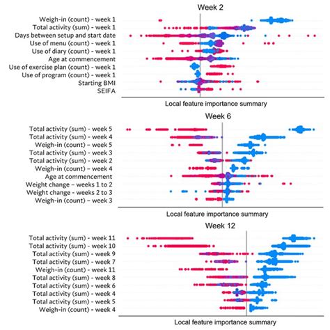 Summary Plot Of Shapley Values Computed Individually For Each Program