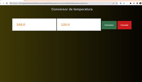 github rob364 conversor de temperatura fahrenheit celsius esse é um