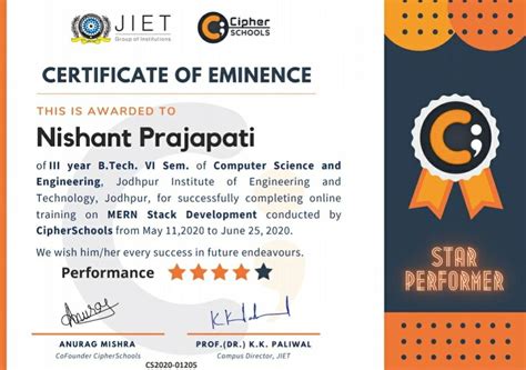 Nishant Prajapati On Linkedin Completed My Final Year Training In Mern