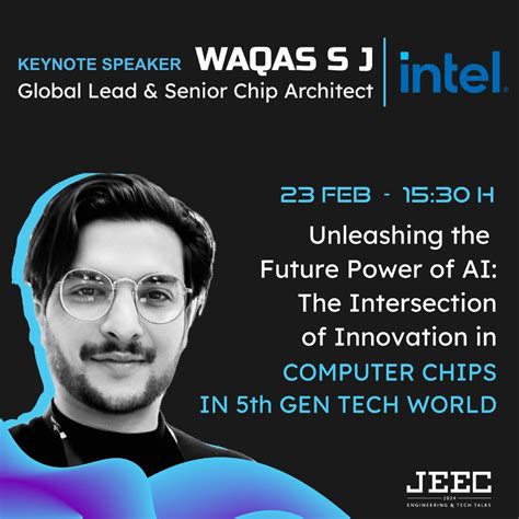 Waqas S J On Linkedin Jeec2024 Ai Keynotespeaker Innovation Futuretech Iamintel
