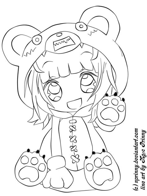 Coloring Pages Cute Anime