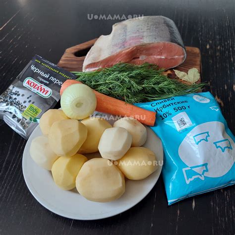 Уха по фински со сливками Белая уха Лохикейтто U Дзен