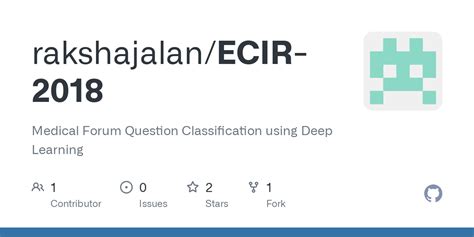 Github Rakshajalanecir 2018 Medical Forum Question Classification Using Deep Learning