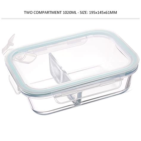 Glass Meal Prep Container Locking Lids Food Contai Grandado