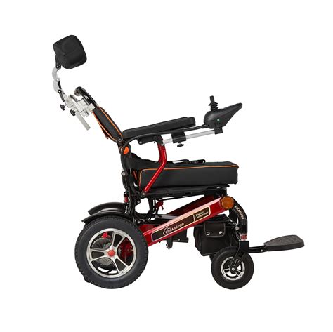 독일 유럽 납품 활동형 접이식 전동 휠체어 600w 원격 제어 Relining 휴대용 알루미늄 합금 리튬 티몬