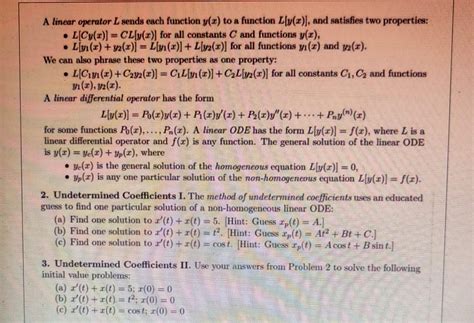 solved l[cy x ] cl[y x ] for all constants c and functions