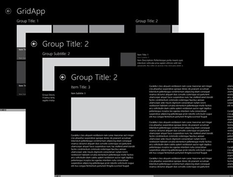 Windows Store App Project Templates In Visual Studio 2012