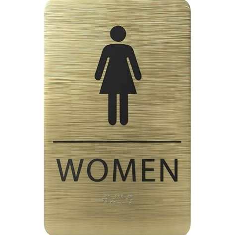 Ada Central Signs 6x9 Unisex Restroom Sign Ada Compliant Tactile