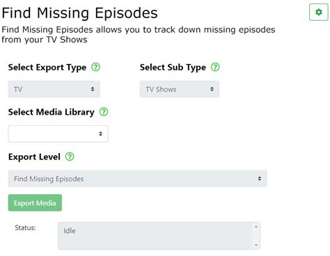 [rfe] find missing episodes as a separate module · issue 675