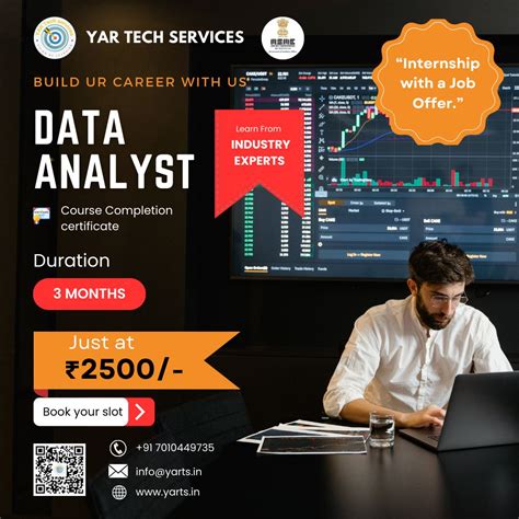 Get A Paid Internship In Data Analytics Yar Tech Services Posted On