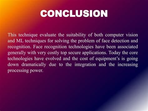 Face Recognition Technology Pptx Computing Technology And Computing