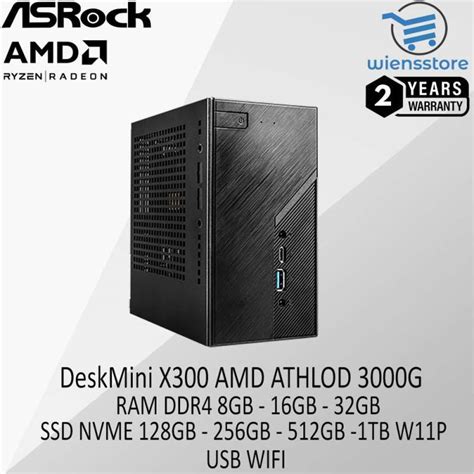 Promo Mini Pc Asrock Deskmini X Amd Athlon G Ram Ssd W Ram Gb Nvme Tb Diskon