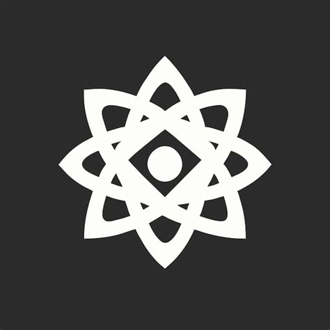 Premium Vector Atom Vector Vector Illustration