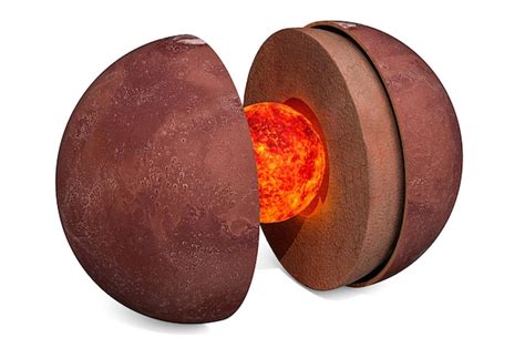 Premium Photo Structure Of Planet Mars Concept 3d Rendering