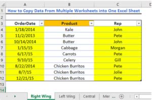 Finding Matching Data In Two Excel Sheets