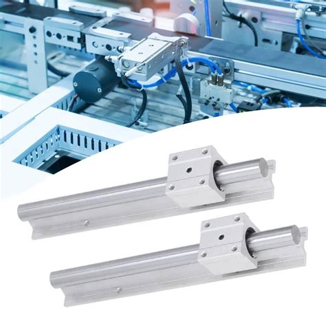 Sinhopsa 2Pcs Linear Rail Guide 300mm Motion Shaft Guideway CNC Slide Block Shopee Malaysia