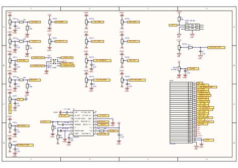 Schematic Diagram Of A Circuit Board Showing Pin Connections For