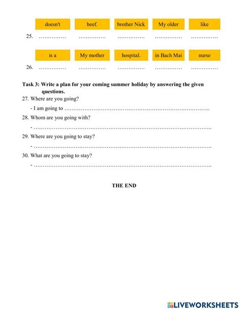 Hk2 Ta4 B Online Exercise For Live Worksheets