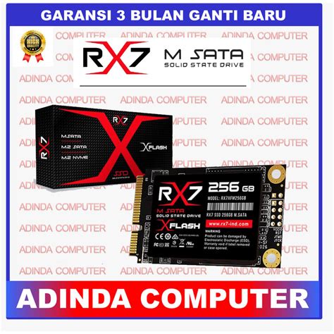 Jual Ssd Msata M Sata M Sata Gb Gb Rx Resmi Garansi Tahun Shopee Indonesia