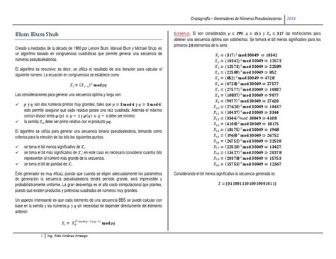 Blum Blum Shub Pdf Algoritmos Y Estructuras De Datos Programación
