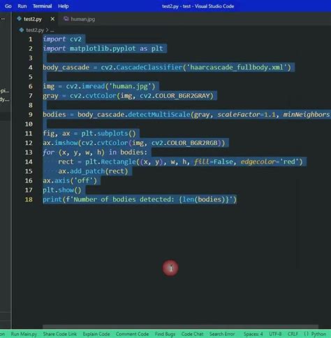 Opencv Bodyopencv Opencvpython Python Javascript Youtube