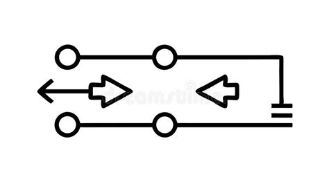 Circuit Diagram Logic Gate Or Flowchart Element Vector Design Generative Ai Stock Vector
