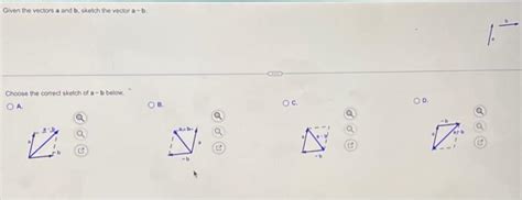 Solved Given The Vectors A And B Sketch The Vector Ab Chegg