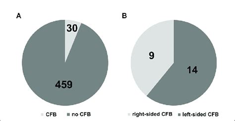A Prevalence Of Circumolivary Fiber Bundles CFB Vs No CFB B Download Scientific Diagram