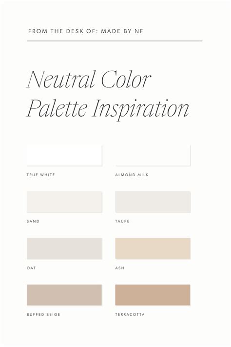 Neutral Color Palette Inspiration For Creative Brands Timeless