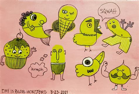 Blob Monsters Skillshare Babe Project