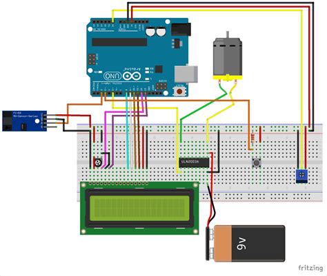 Digital Taxi Fare Meter Project Using Arduino And Lm 393 Speed Sensor