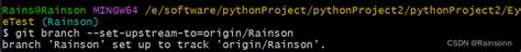 Gitee已有本地项目新建分支并和远程仓库连接git本地创建分支并关联仓库完整步骤 Csdn博客
