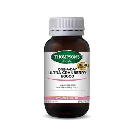 Thompsons One A Day Ultra Cranberry 60000mg 60 Capsules Betahealth