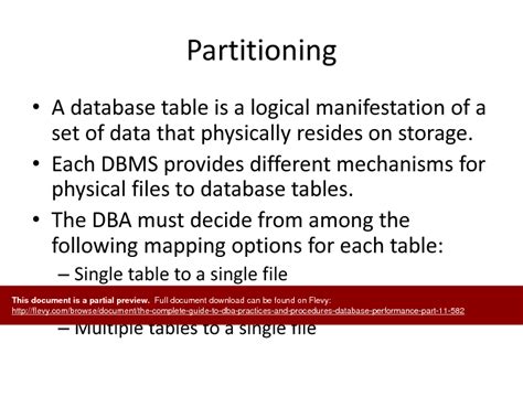 The Complete Guide To Dba Practices And Procedures Database Performance