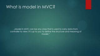 Architecting ASP NET MVC Applications PPT